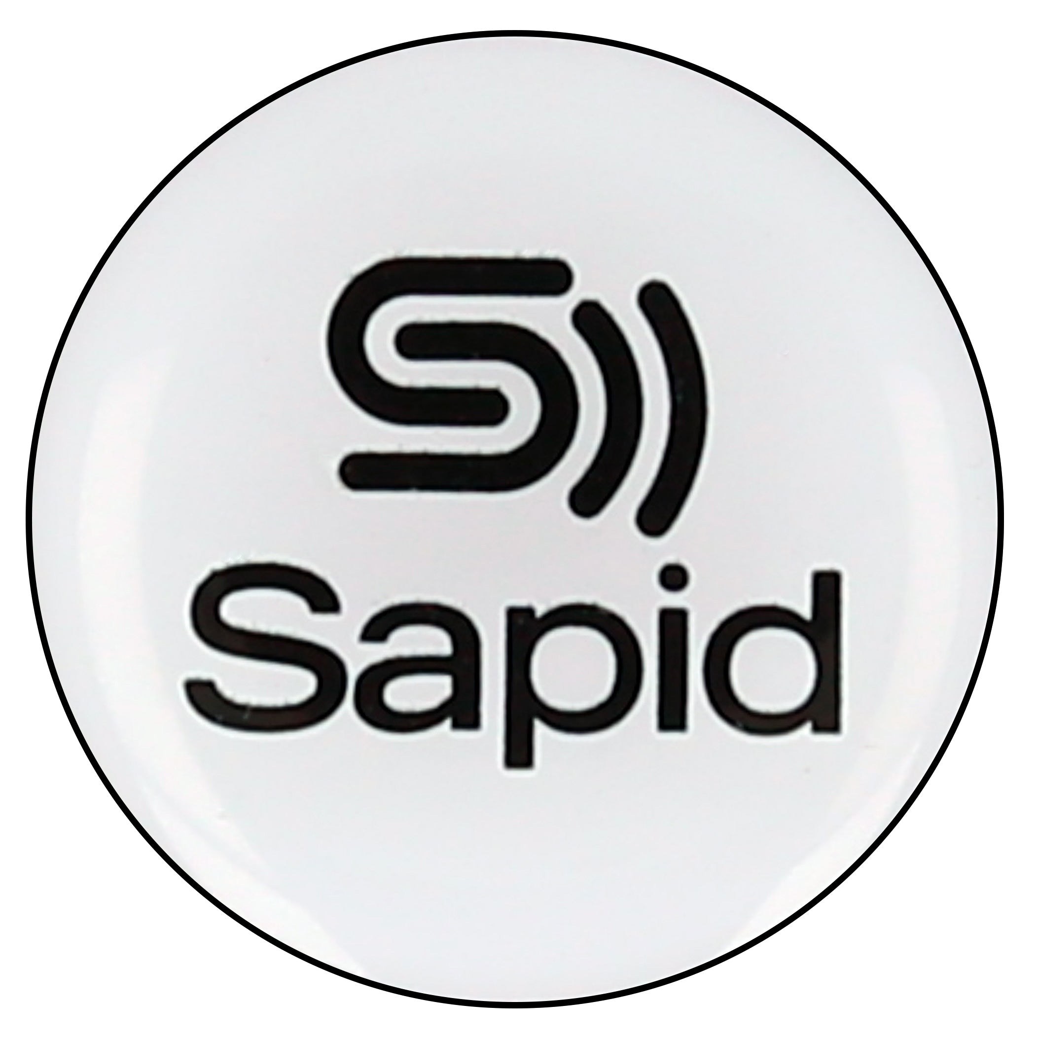 Etiqueta Adhesiva Circular 30 mm NFC - Blanco – SapID mx